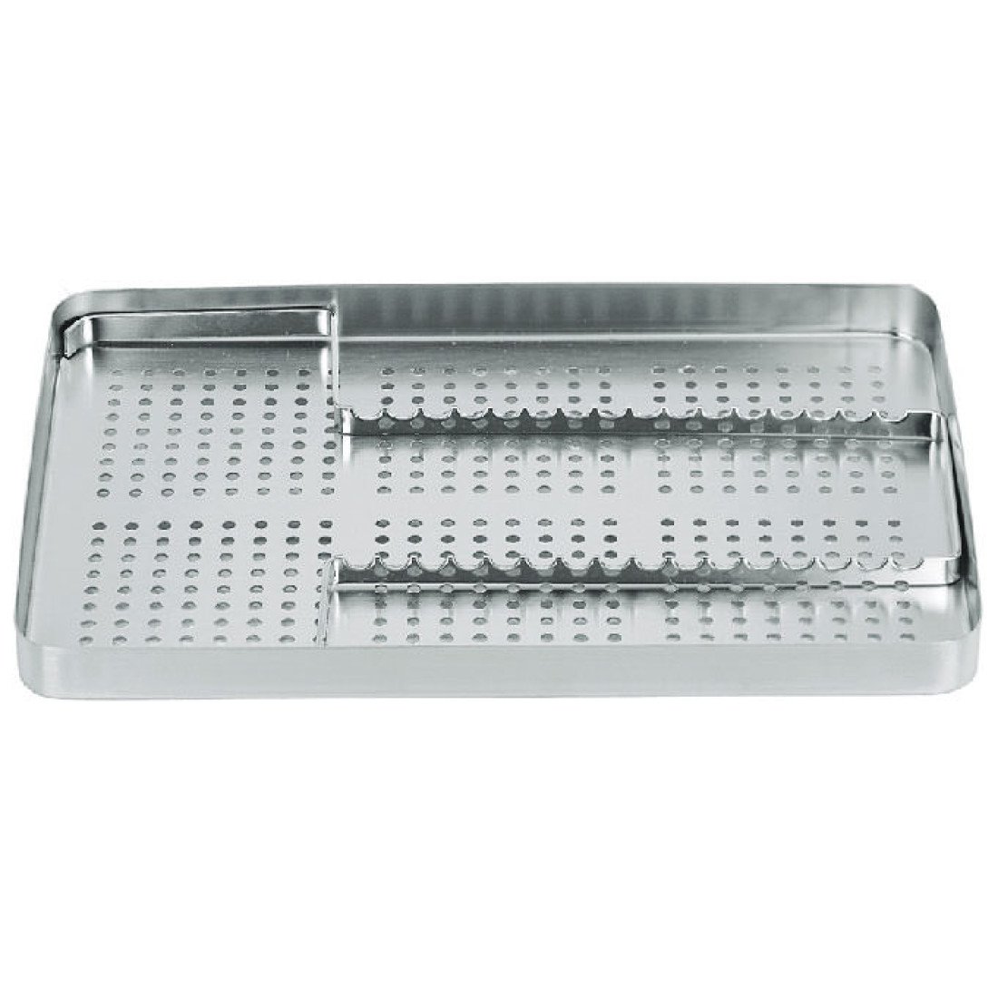 Instruments Tray, With Rack (PERFORATED ) 290 x 185 x 25 mm